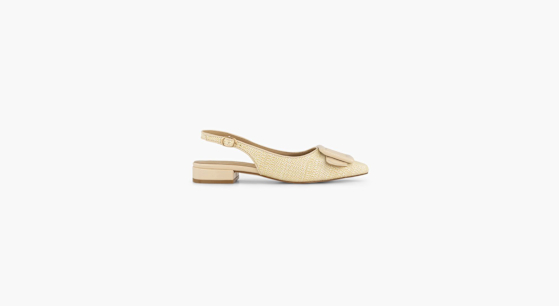 Graceland Sling Ballerina Beige | vanHaren