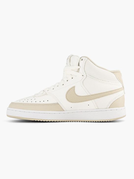 Nike COURT VISION MID Hoge sneaker Wit | vanHaren