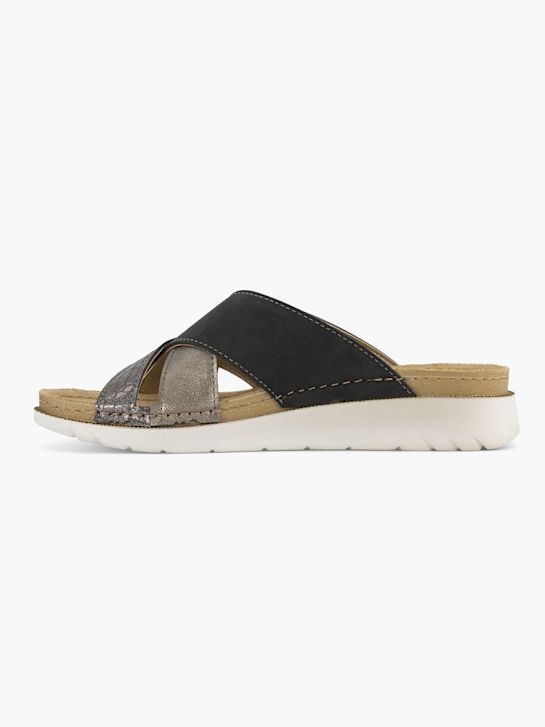 Easy Street Slipper met voetbed Zilver | vanHaren