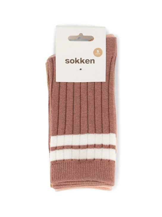 Van Haren 5x Sokken Roze | vanHaren