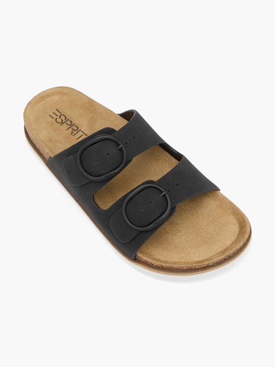 ESPRIT Slipper met voetbed Zwart | vanHaren