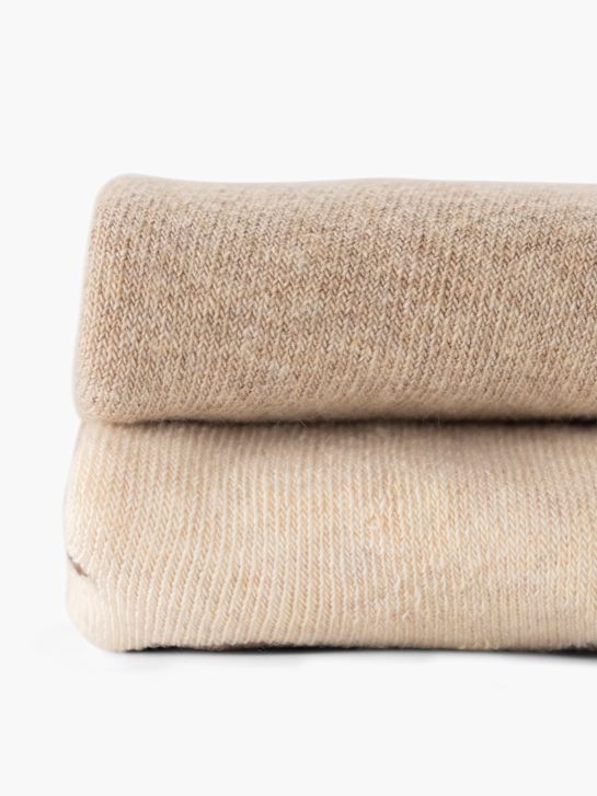 Van Haren 2x Antislip Sokken Beige | vanHaren